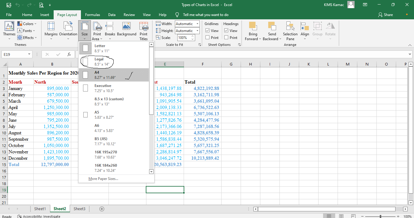 Printing Excel Worksheets And Workbooks - Kmacims | Education Annex